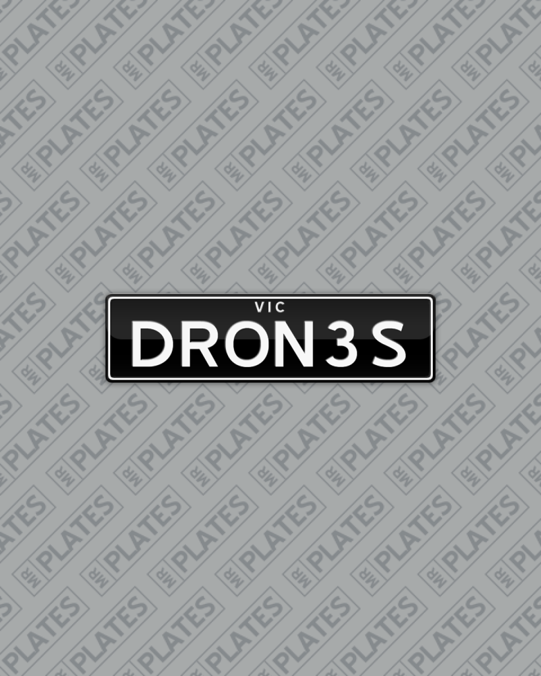 DRON3S (Drones) Number Plates For Sale, VIC - MrPlates