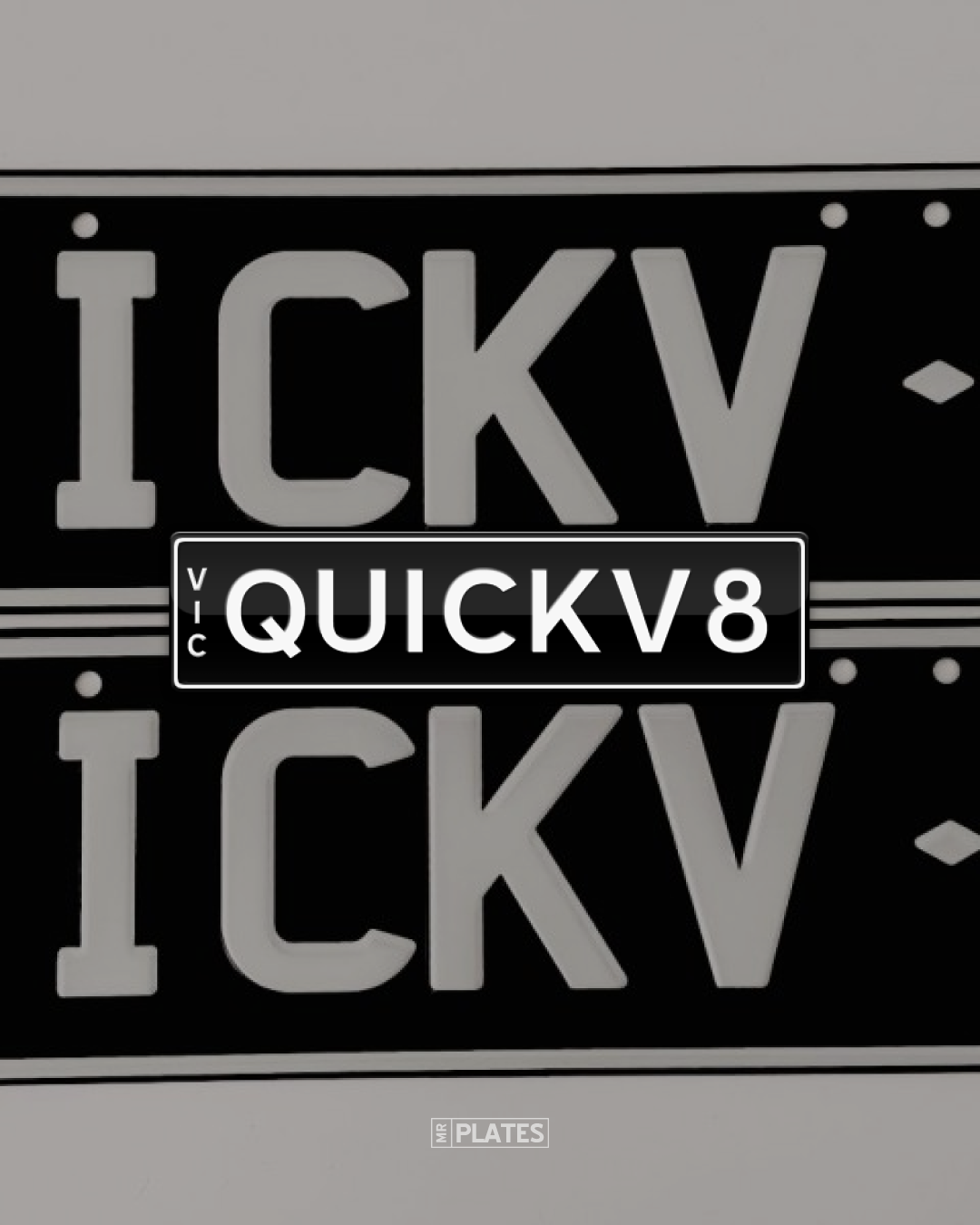 QUICKV8 (Quick V8) Number Plates For Sale, VIC - MrPlates
