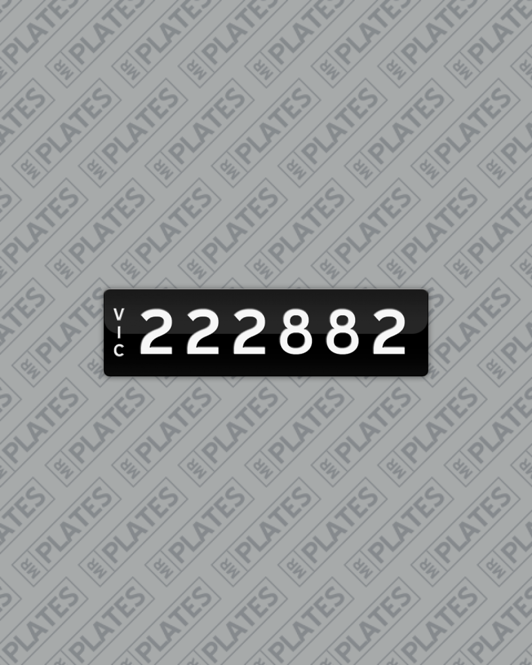 222882 (100777 Sold $92000 At Shannons.) Number Plates For Sale, VIC ...