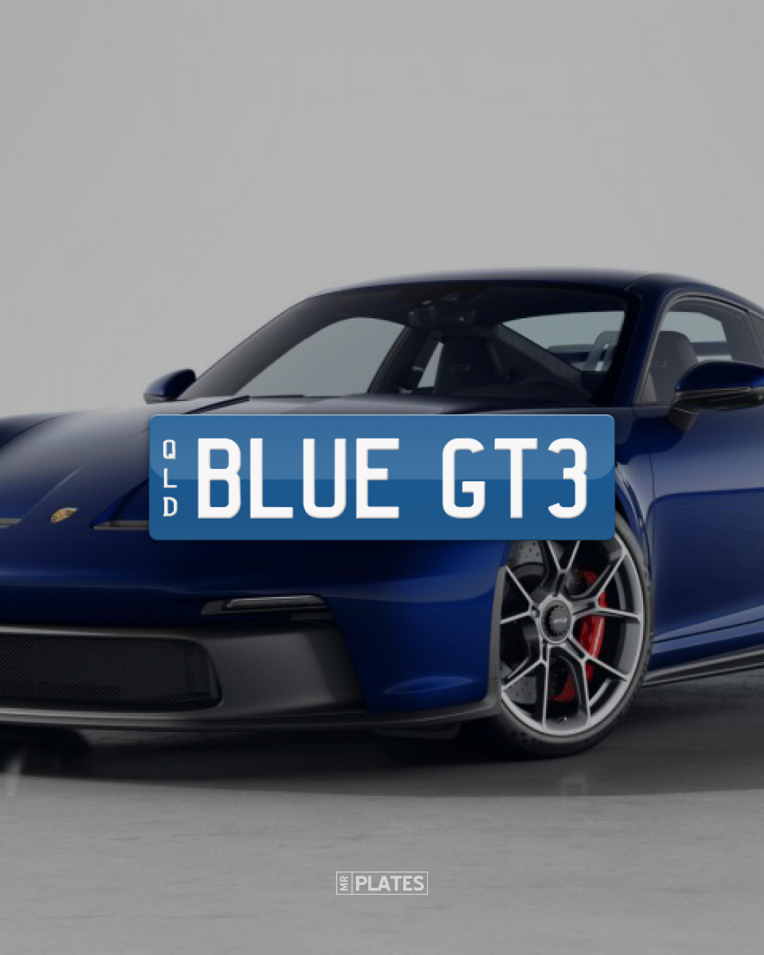 BLUE GT3 Number Plates For Sale, QLD - MrPlates