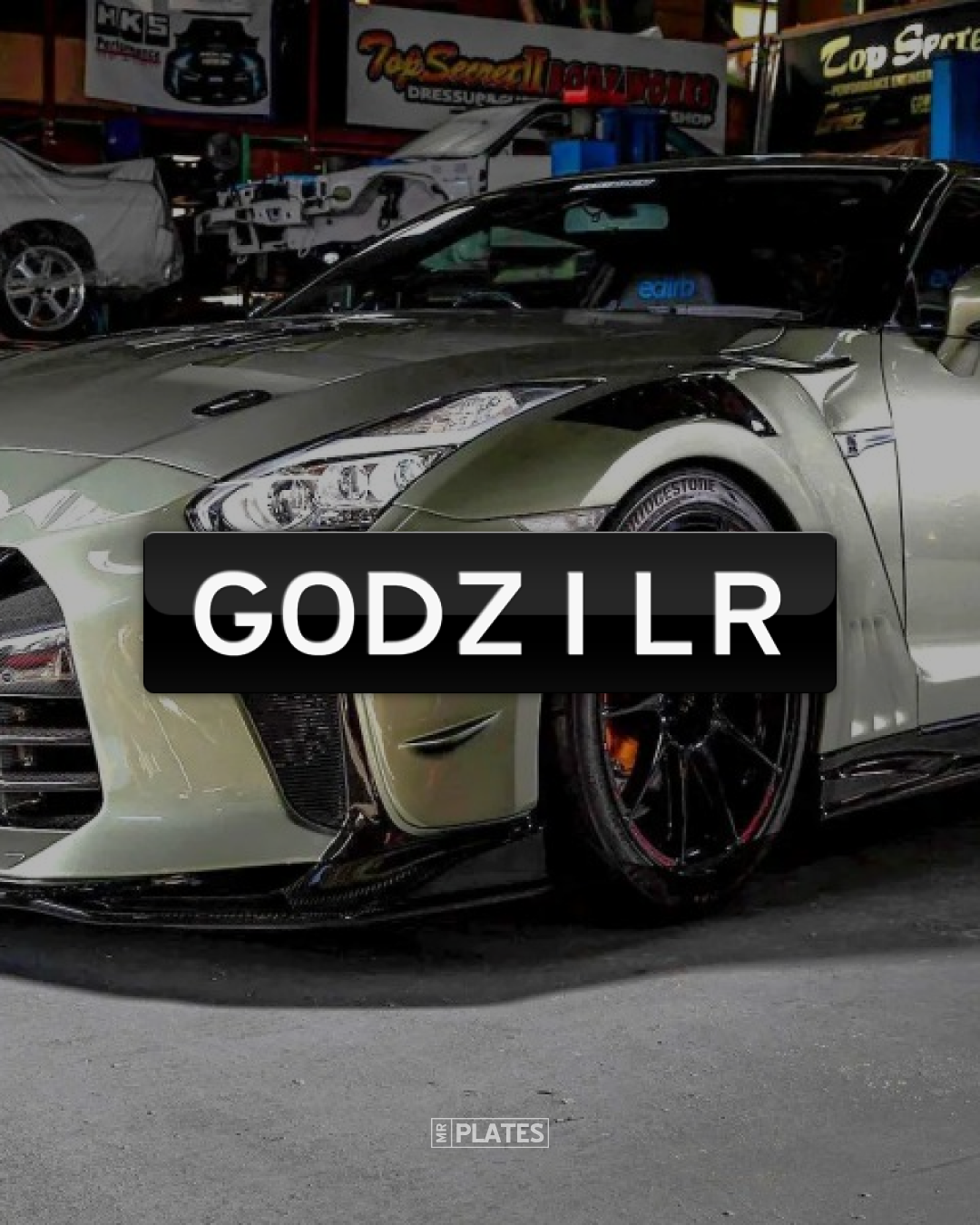 G0DZILR (Ultimate GTR Plates) Number Plates For Sale, QLD - MrPlates