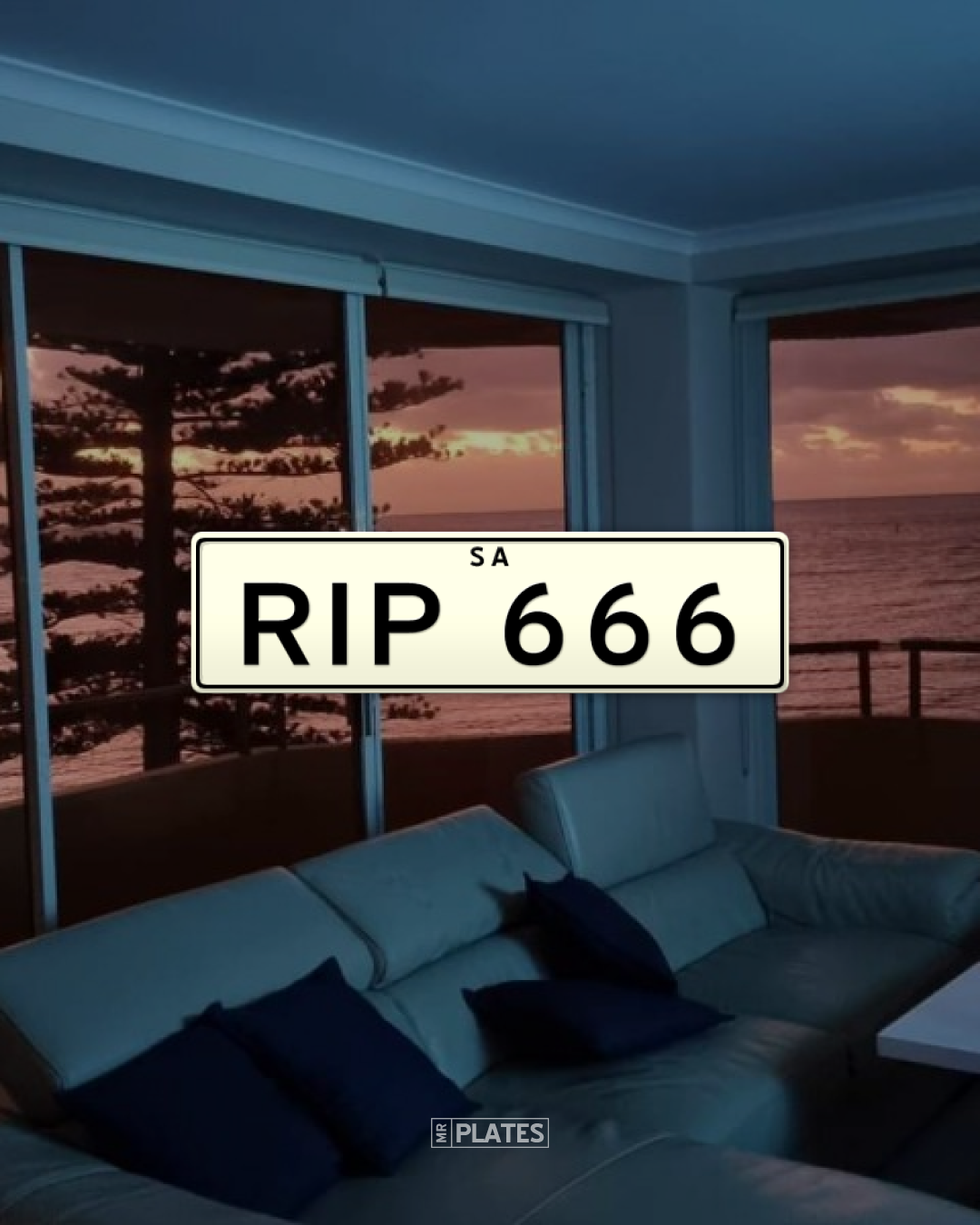 RIP 666 Number Plates For Sale, SA - MrPlates
