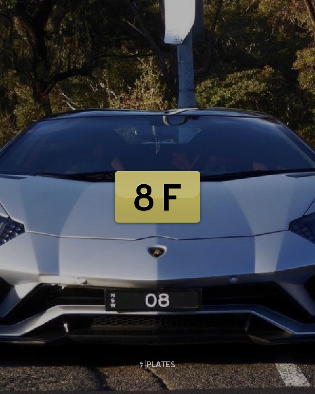 8F (Lucky Ferrari) Number Plates For Sale, WA - MrPlates
