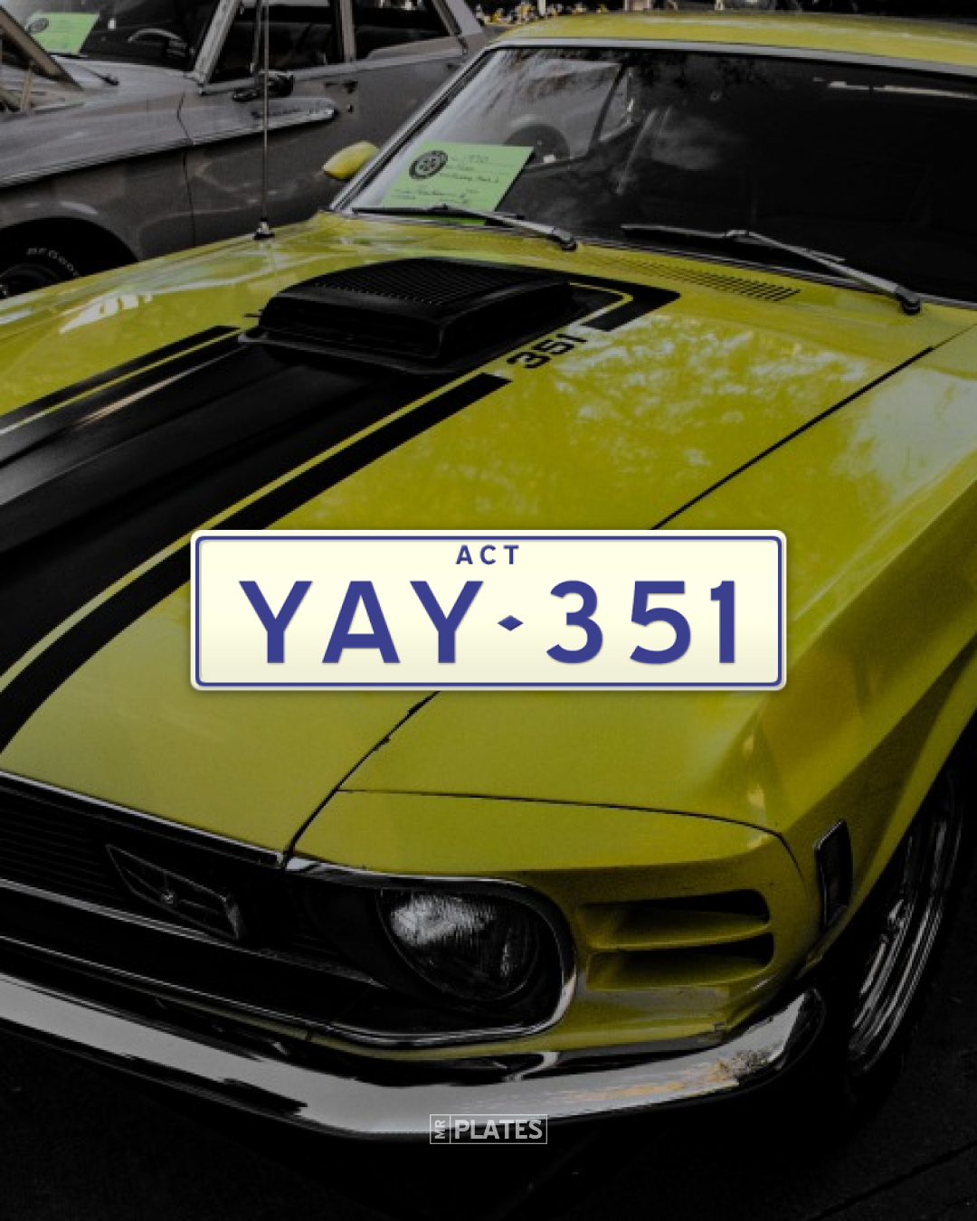 YAY·351 (YAY*351) Number Plates For Sale, ACT - MrPlates