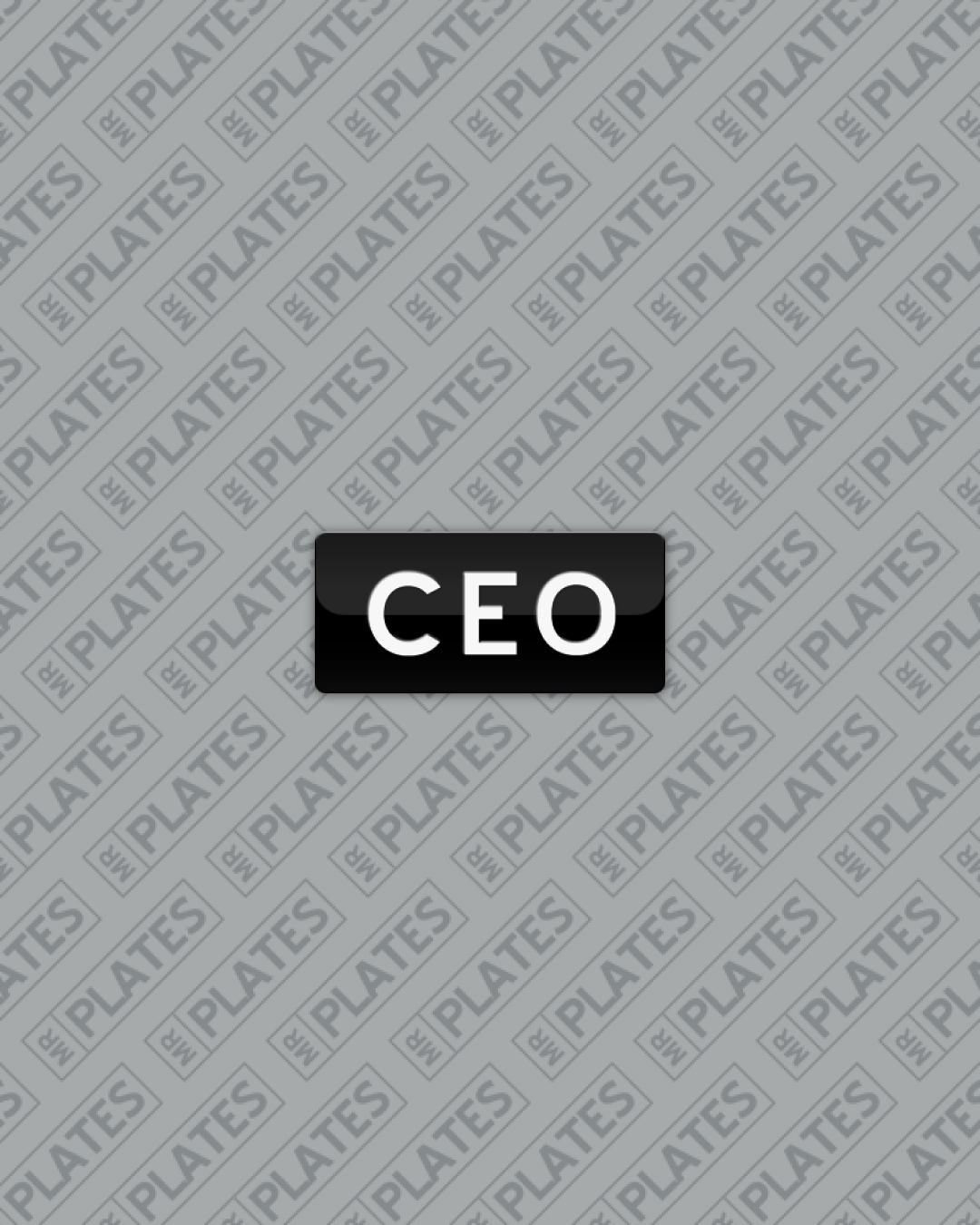 CEO Number Plates For Sale, VIC - MrPlates