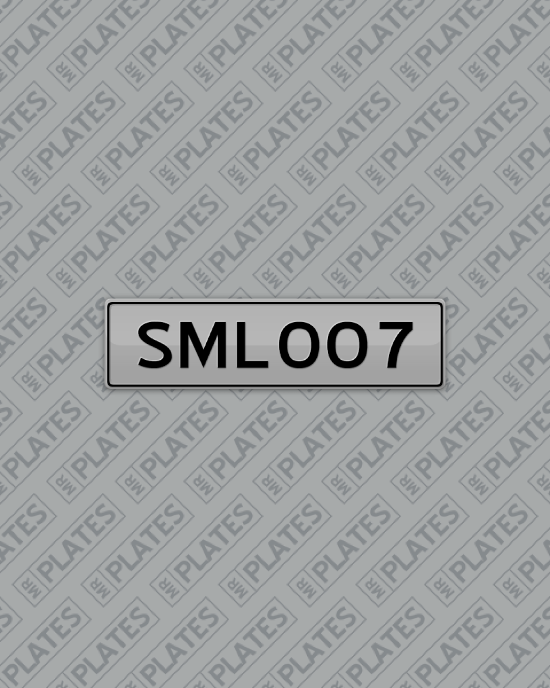 SML007 (Small 007) Number Plates For Sale, QLD - MrPlates