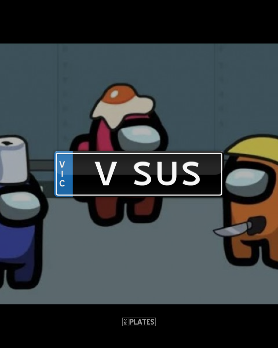 V SUS (Suspicious…) Number Plates For Sale, VIC - MrPlates