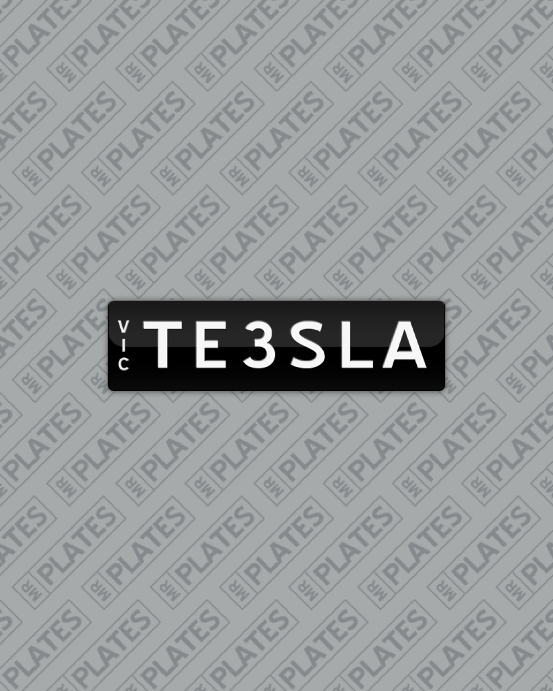 TE3SLA (TESLA) Number Plates For Sale, VIC - MrPlates