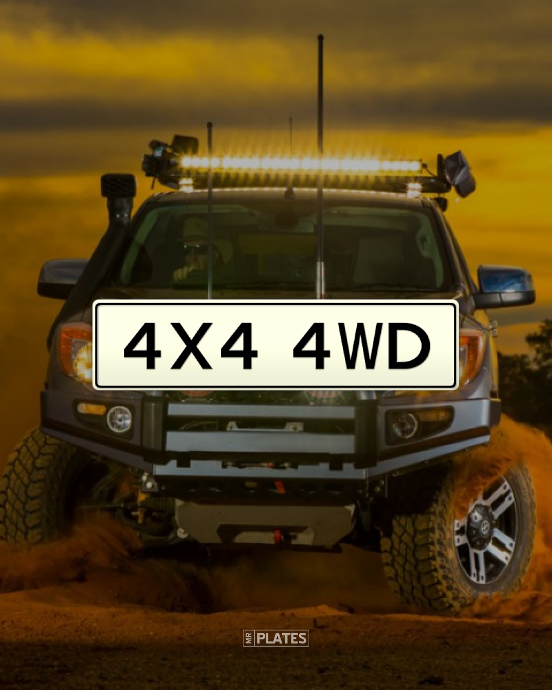 4X4 4WD (4wd Vehicle) Number Plates For Sale, QLD - MrPlates
