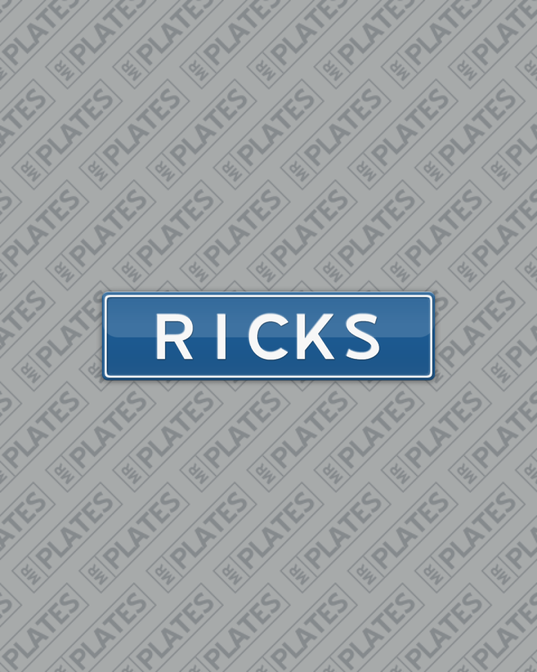 RICKS Number Plates For Sale, QLD - MrPlates