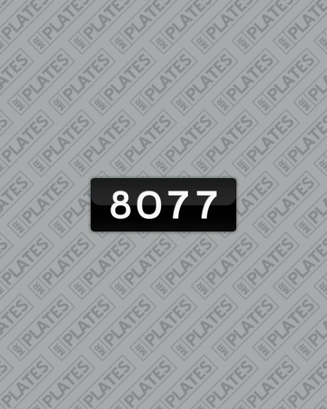 8077 Number Plates For Sale, NSW - MrPlates
