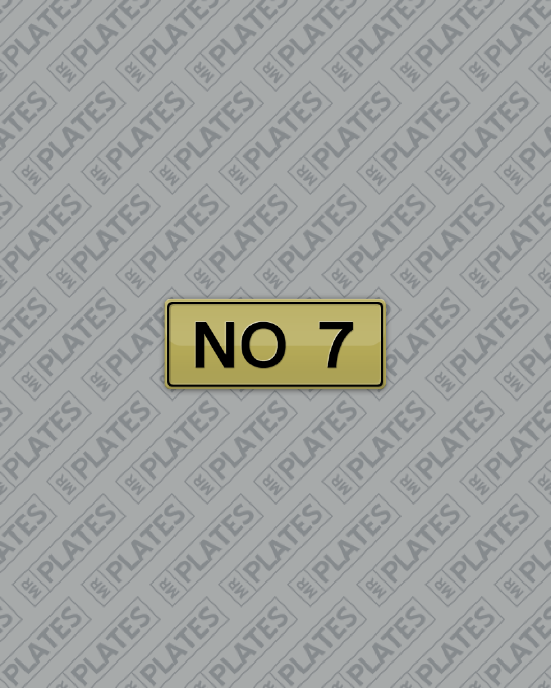 NO 7 Number Plates For Sale, NSW - MrPlates