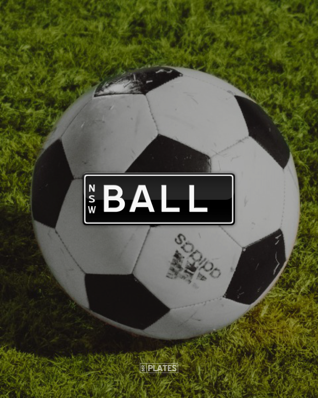 BALL (Soccer ) Number Plates For Sale, NSW - MrPlates