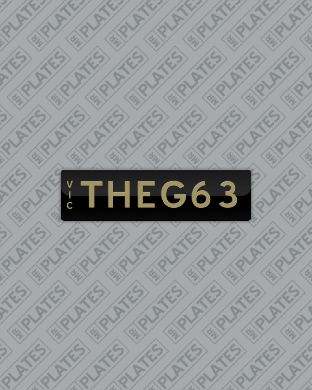 THEG63 (For G Wagons) Number Plates For Sale, VIC - MrPlates