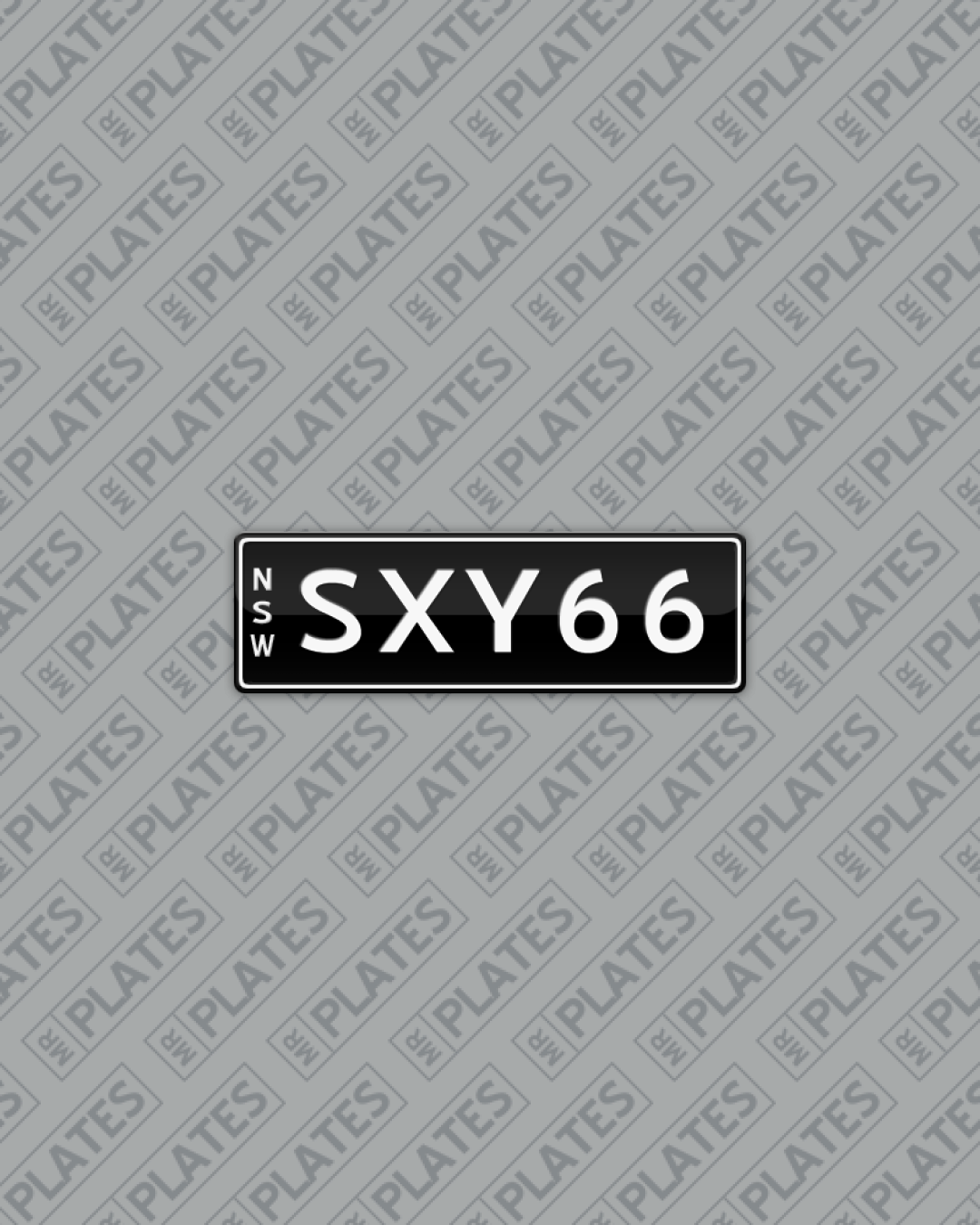 SXY66 (Sexy 66) Number Plates For Sale, NSW - MrPlates