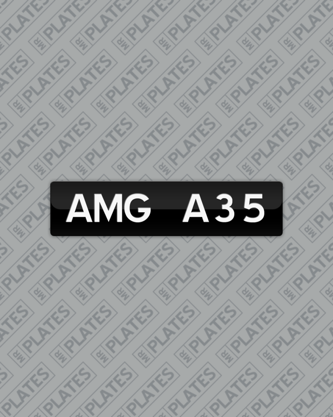 AMG A35 (New Merc Model AMG A35) Number Plates For Sale, WA - MrPlates