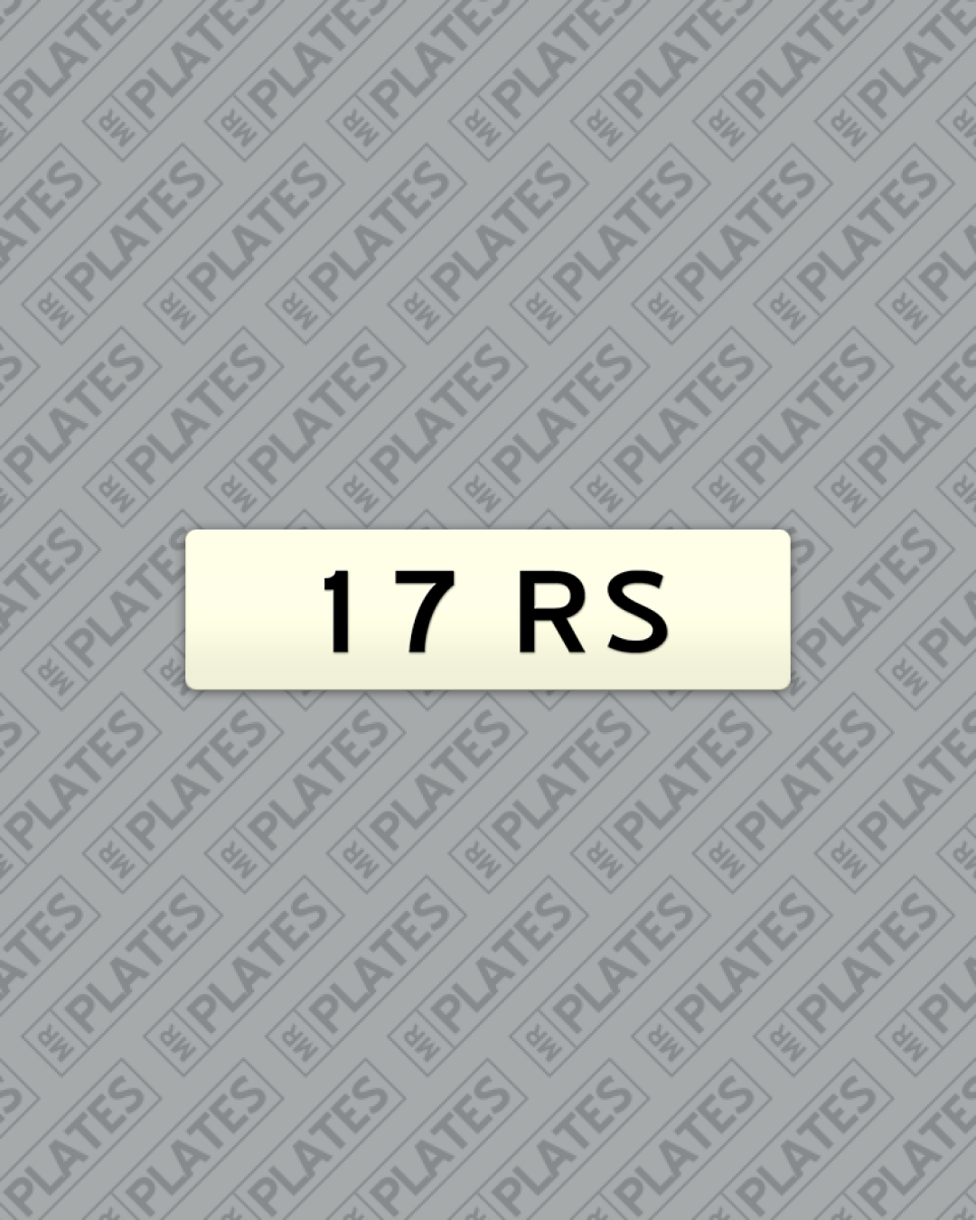17 RS Number Plates For Sale, QLD - MrPlates