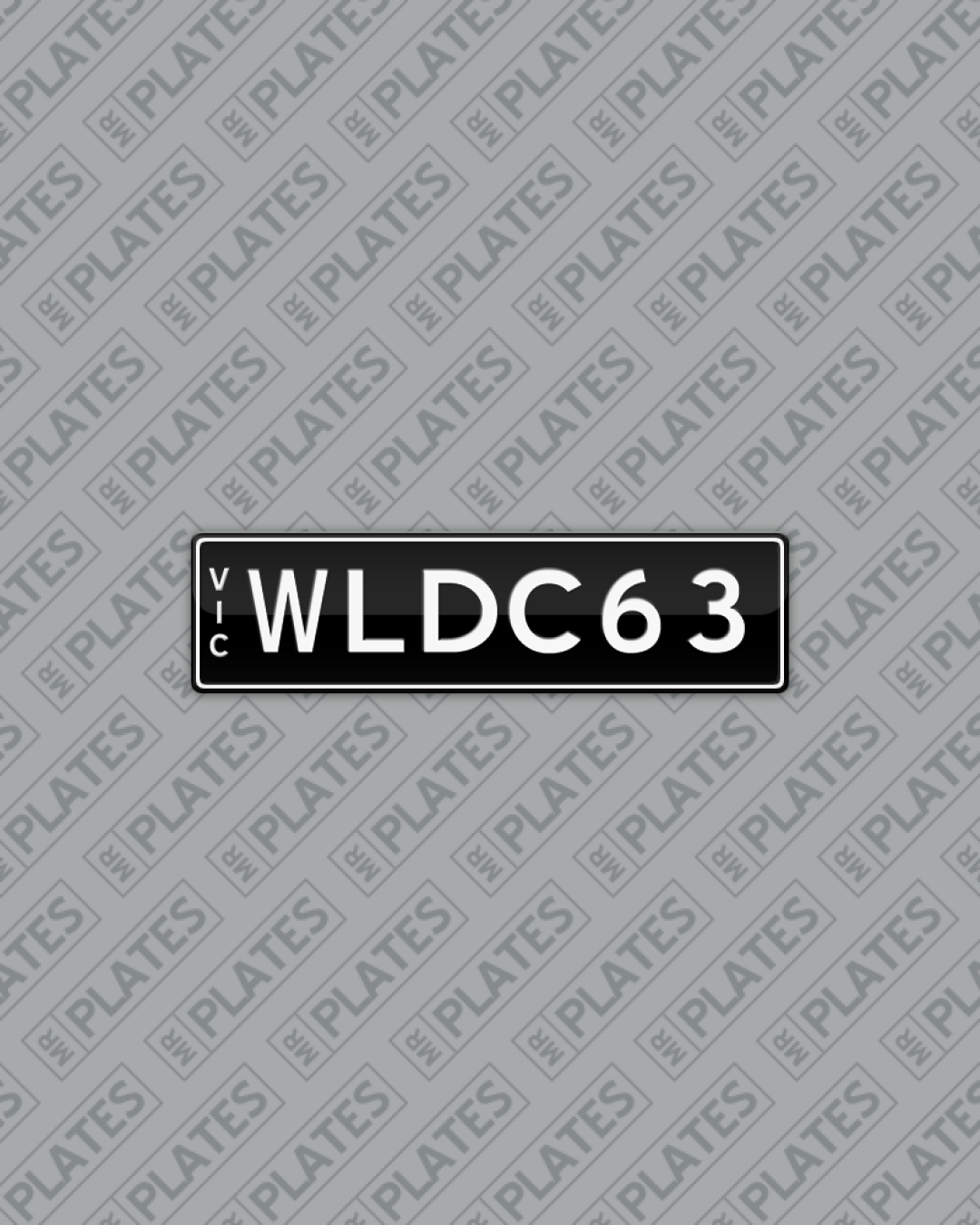 WLDC63 (Wild C63 4 Mercedes) Number Plates For Sale, VIC - MrPlates