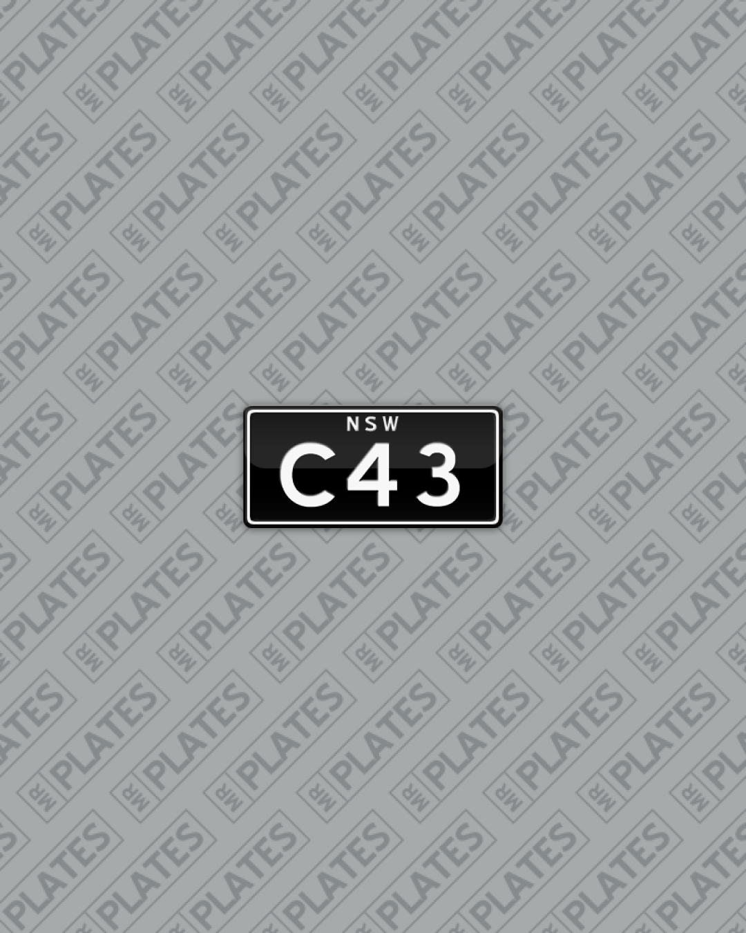 C43 (Mercedes-Benz C43) Number Plates For Sale, NSW - MrPlates
