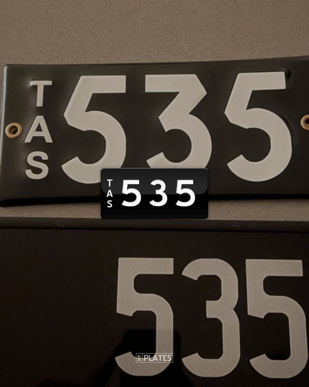 535 Number Plates For Sale, TAS - MrPlates