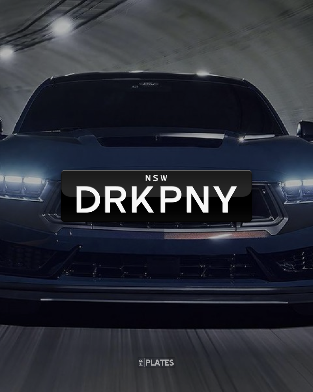 DRKPNY (Dark Pony/Dark Horse) Number Plates For Sale, NSW - MrPlates
