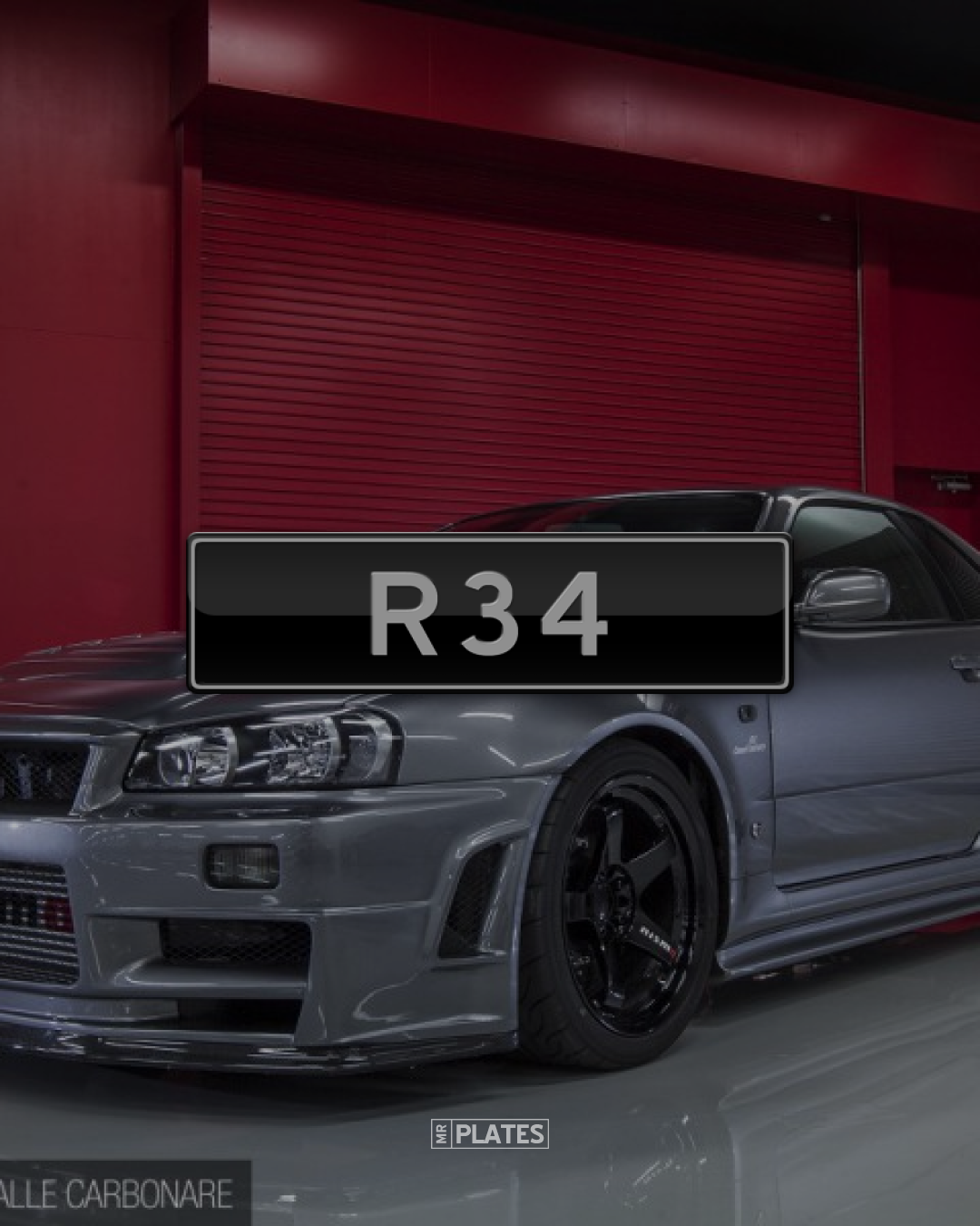 R34 (Nissan R34 Skyline) Number Plates For Sale, SA - MrPlates