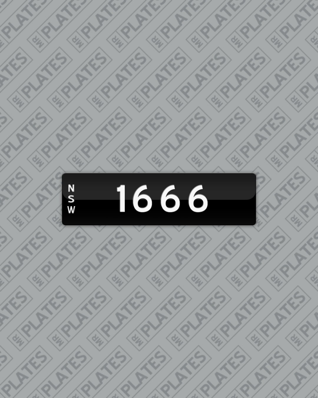 1666 Number Plates For Sale, NSW - MrPlates