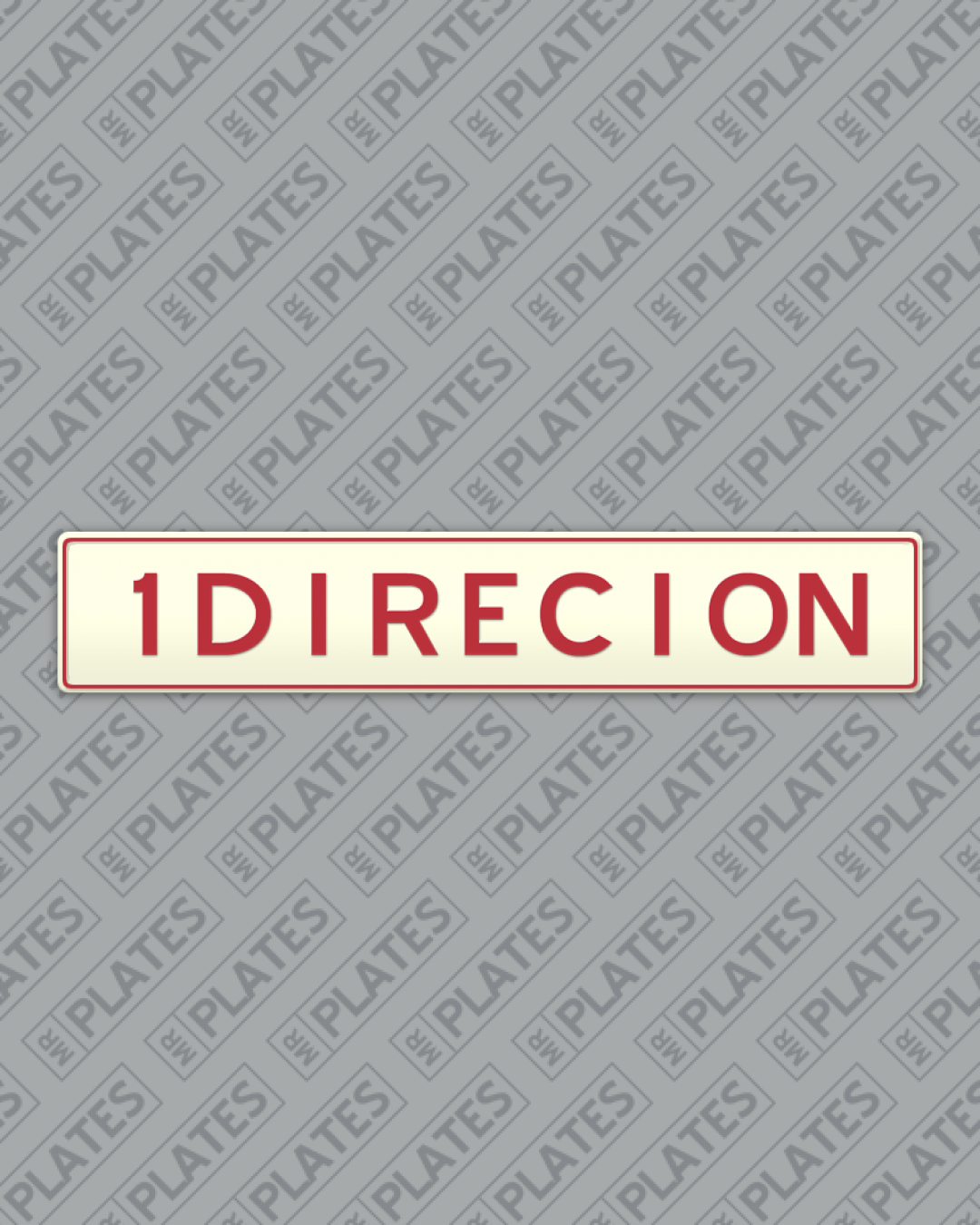 1DIRECION (1 Direction) Number Plates For Sale, WA - MrPlates