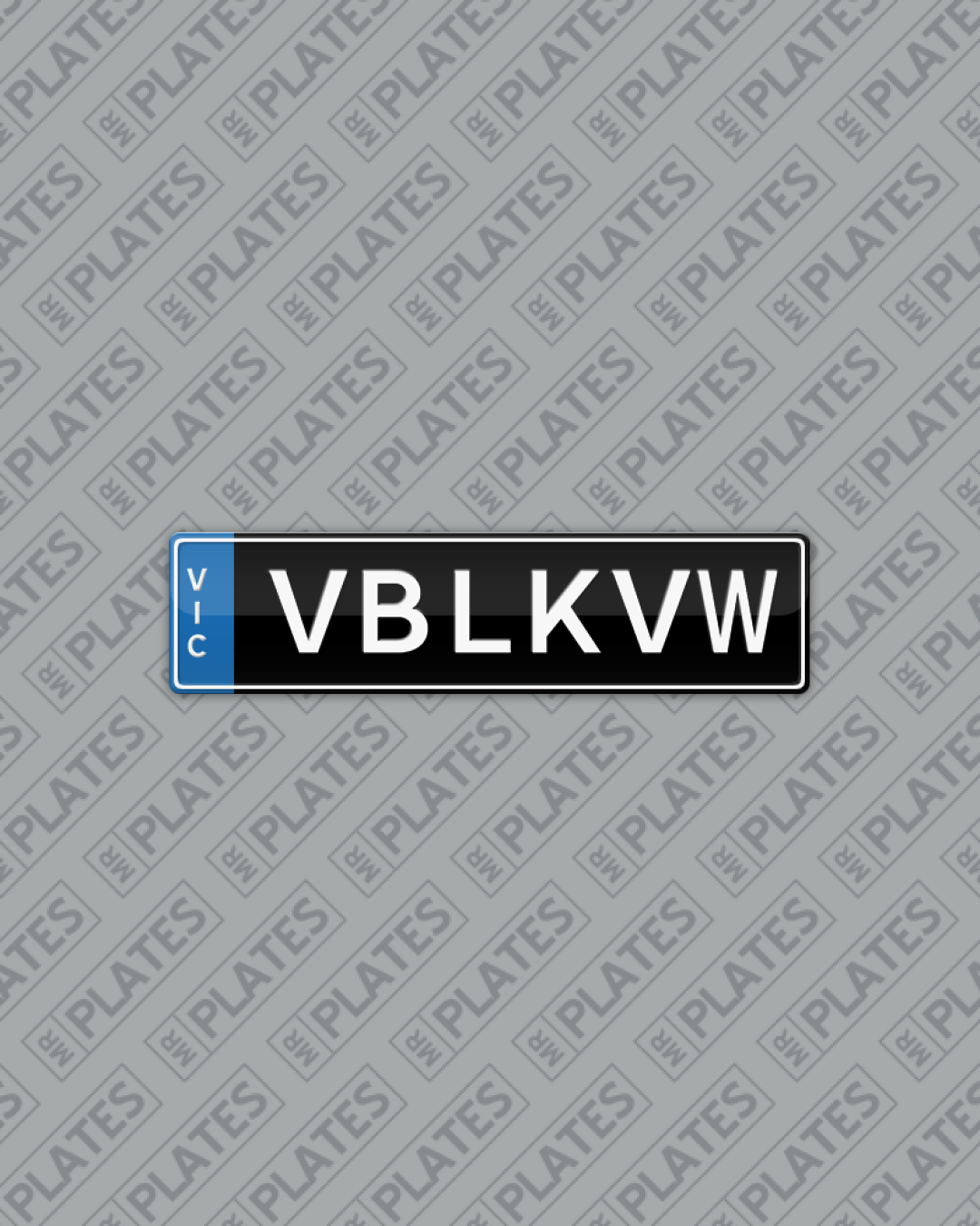 VBLKVW (BLACK VW) Number Plates For Sale, VIC - MrPlates