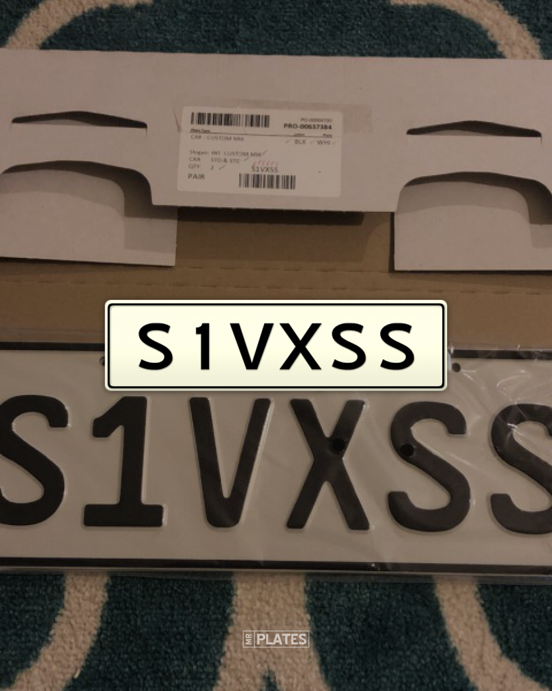 S1VXSS (Series 1 VX SS) Number Plates For Sale, VIC - MrPlates