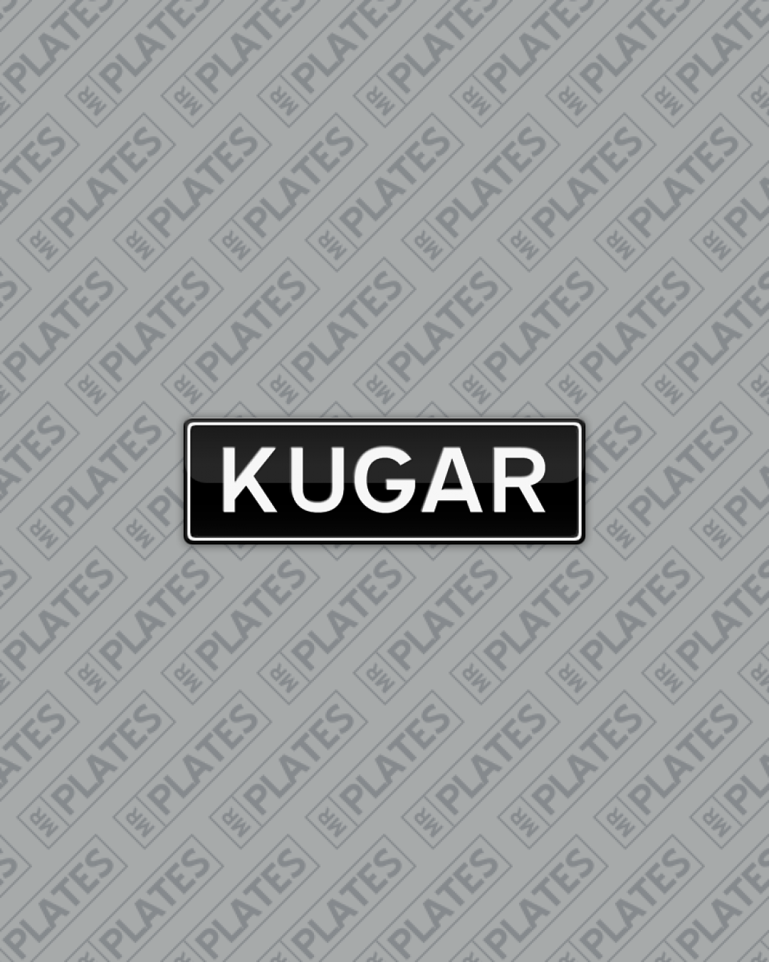 KUGAR (KUGAR IN THE KLUGER) Number Plates For Sale, WA - MrPlates