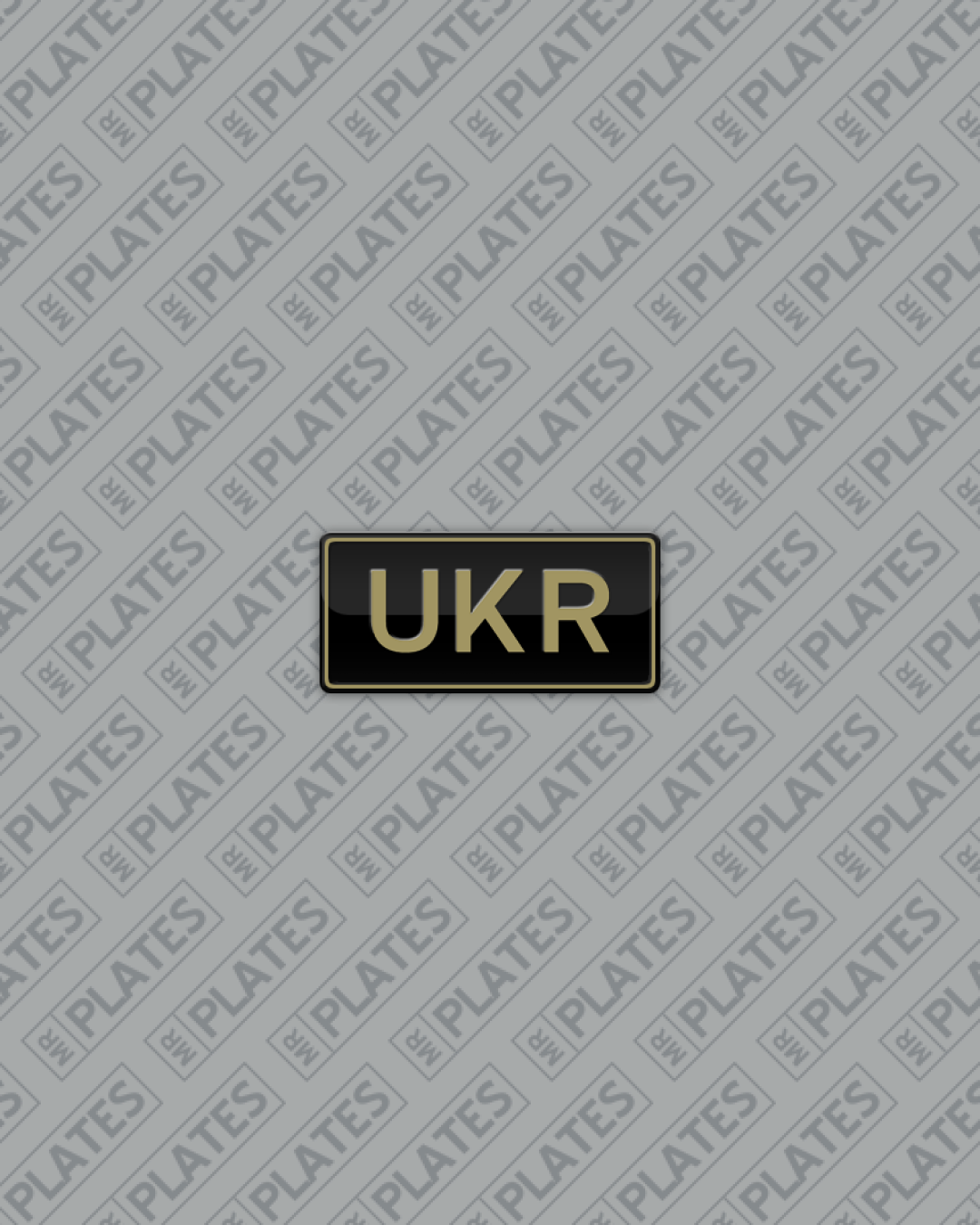 UKR (Ukraine) Number Plates For Sale, VIC - MrPlates
