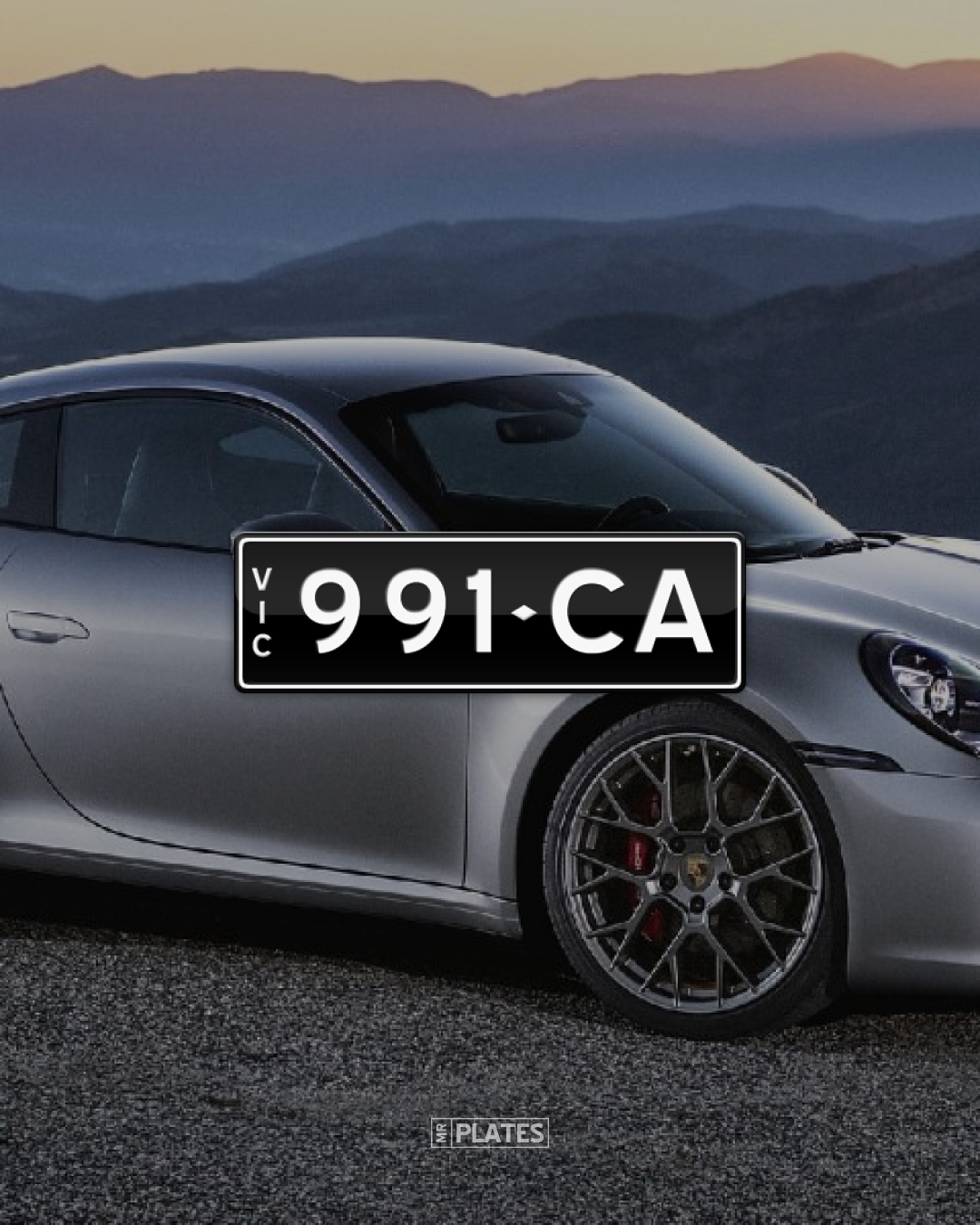 991·CA (Porsche 911 991 Carrera) Number Plates For Sale, VIC - MrPlates