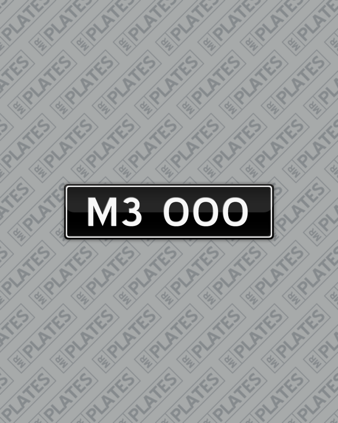M3 000 Number Plates For Sale, ACT - MrPlates