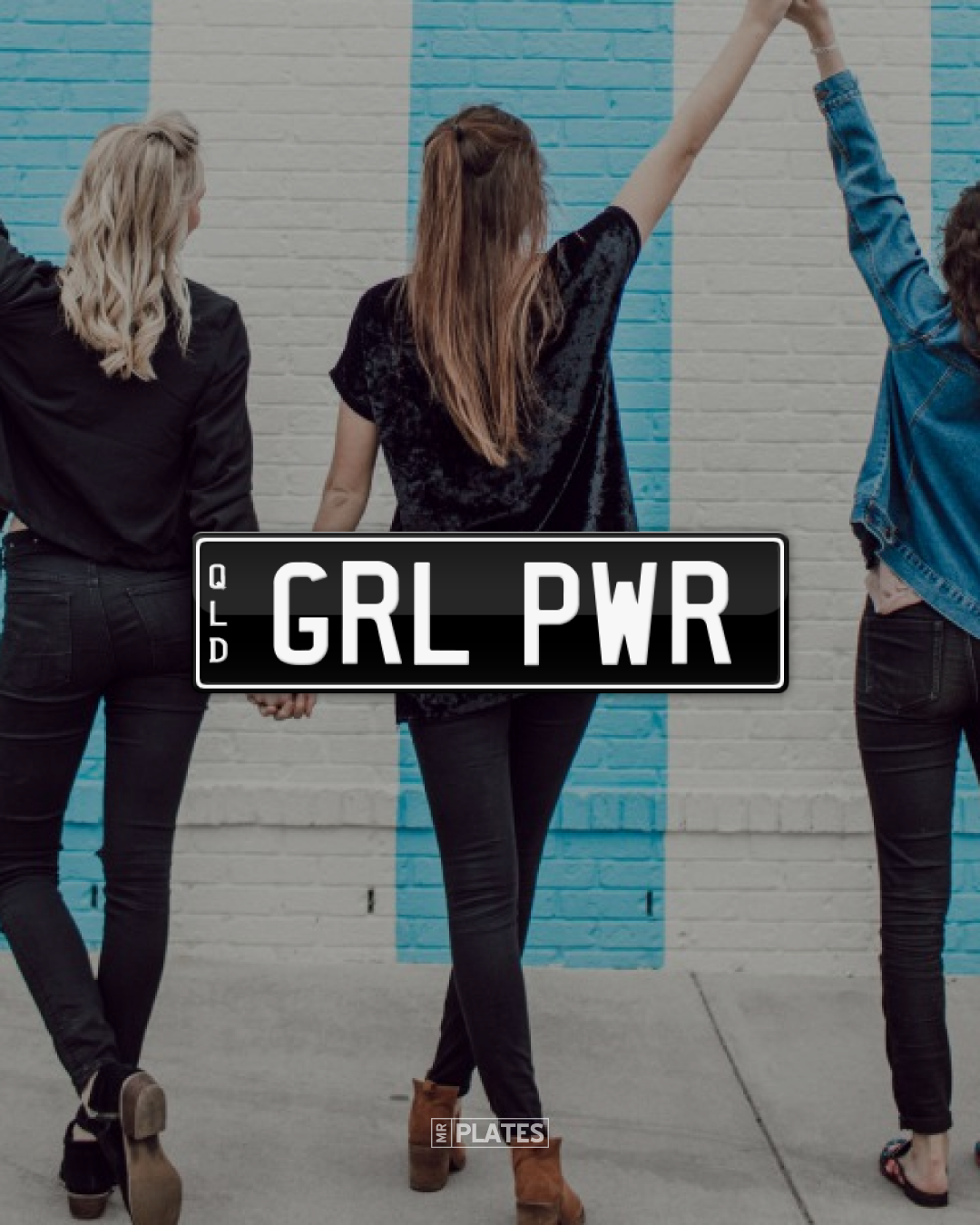 GRL PWR (Girl Power) Number Plates For Sale, QLD - MrPlates