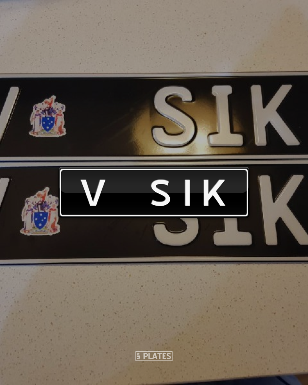 V SIK (Sick) Number Plates For Sale, VIC - MrPlates