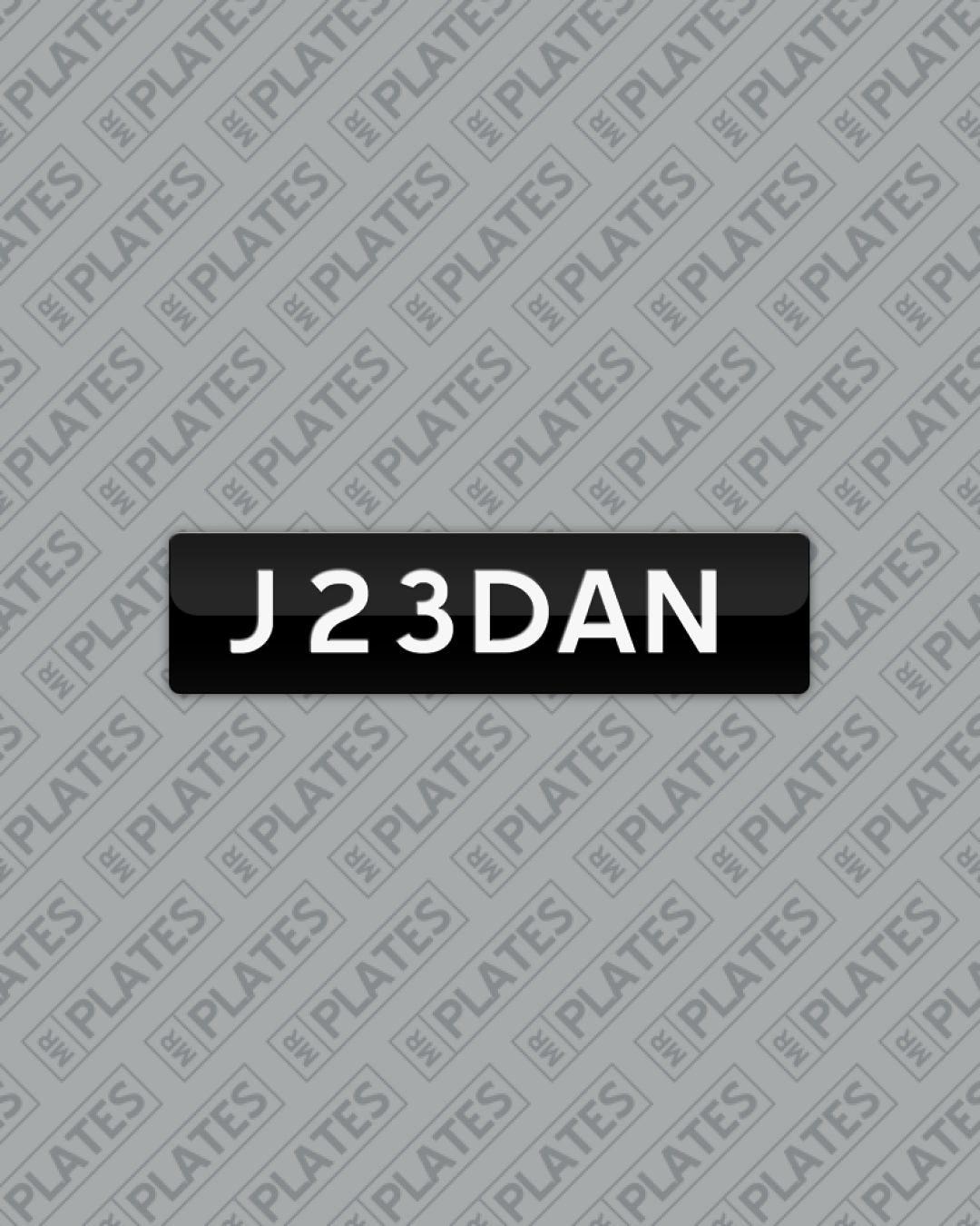 J23DAN (Michael Jordan 23) Number Plates For Sale, VIC - MrPlates