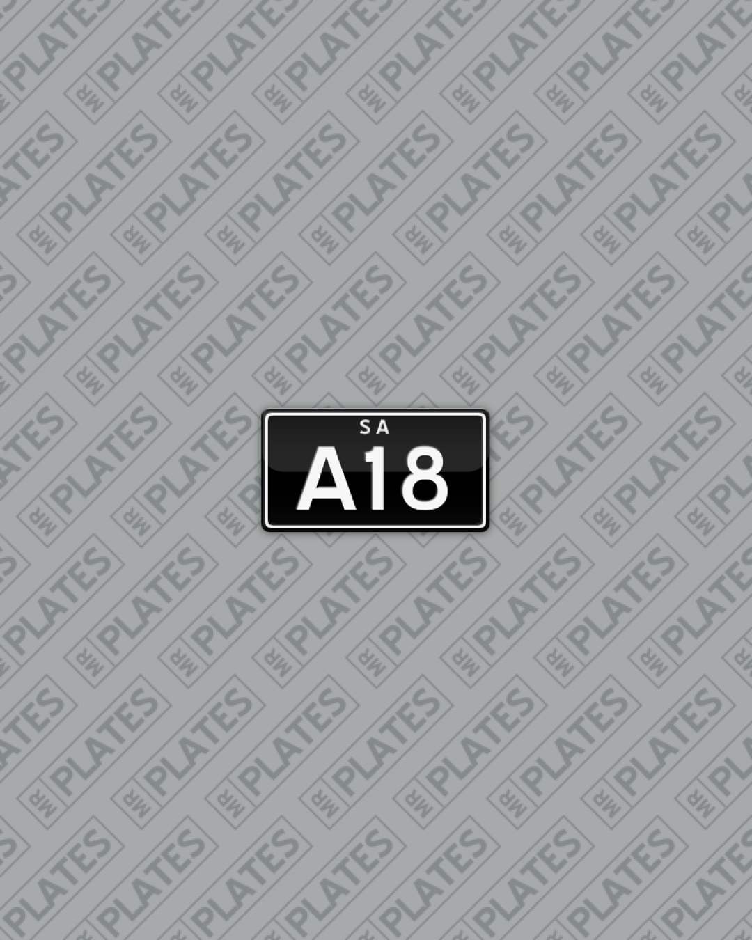 A18 (A18 Historic Adelaide South Australia) Number Plates For Sale, SA ...