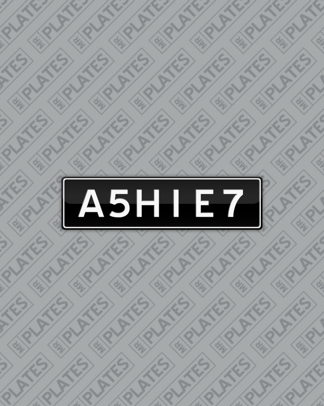 A5HIE7 (Ashley) Number Plates For Sale, QLD - MrPlates