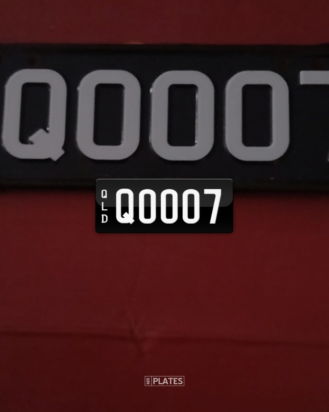 Q0007 Number Plates For Sale, QLD - MrPlates