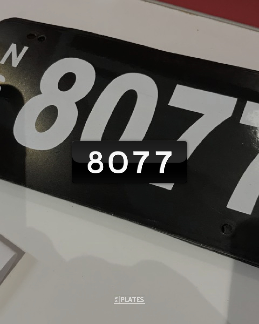 8077 (Great Number Plate) Number Plates For Sale, NSW - MrPlates