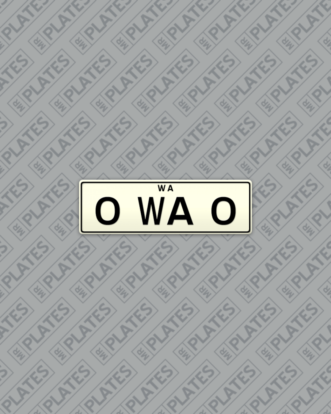 0 WA 0 (Proud West Australian) Number Plates For Sale, WA - MrPlates