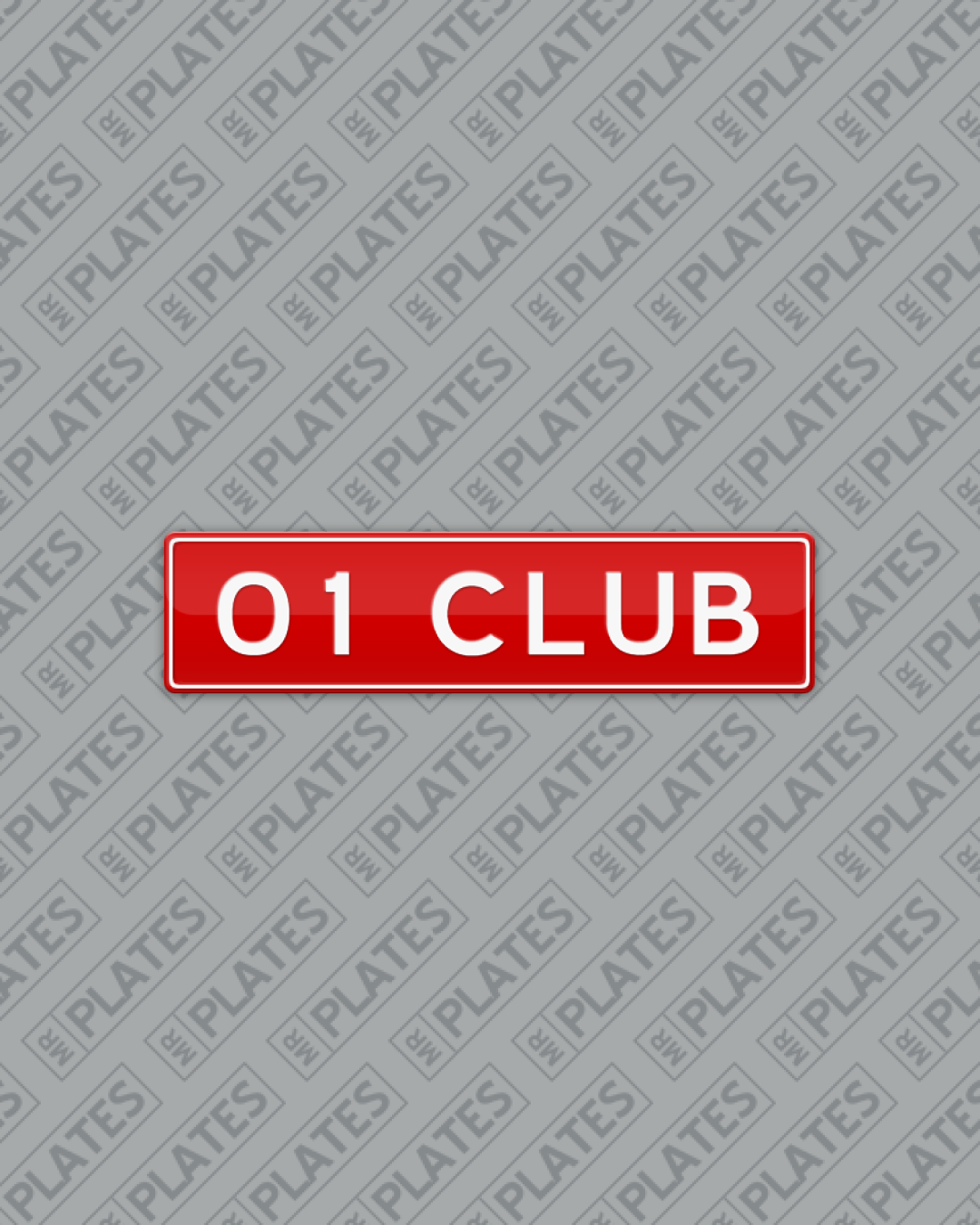 01 CLUB (Number 1 Club) Number Plates For Sale, NSW - MrPlates