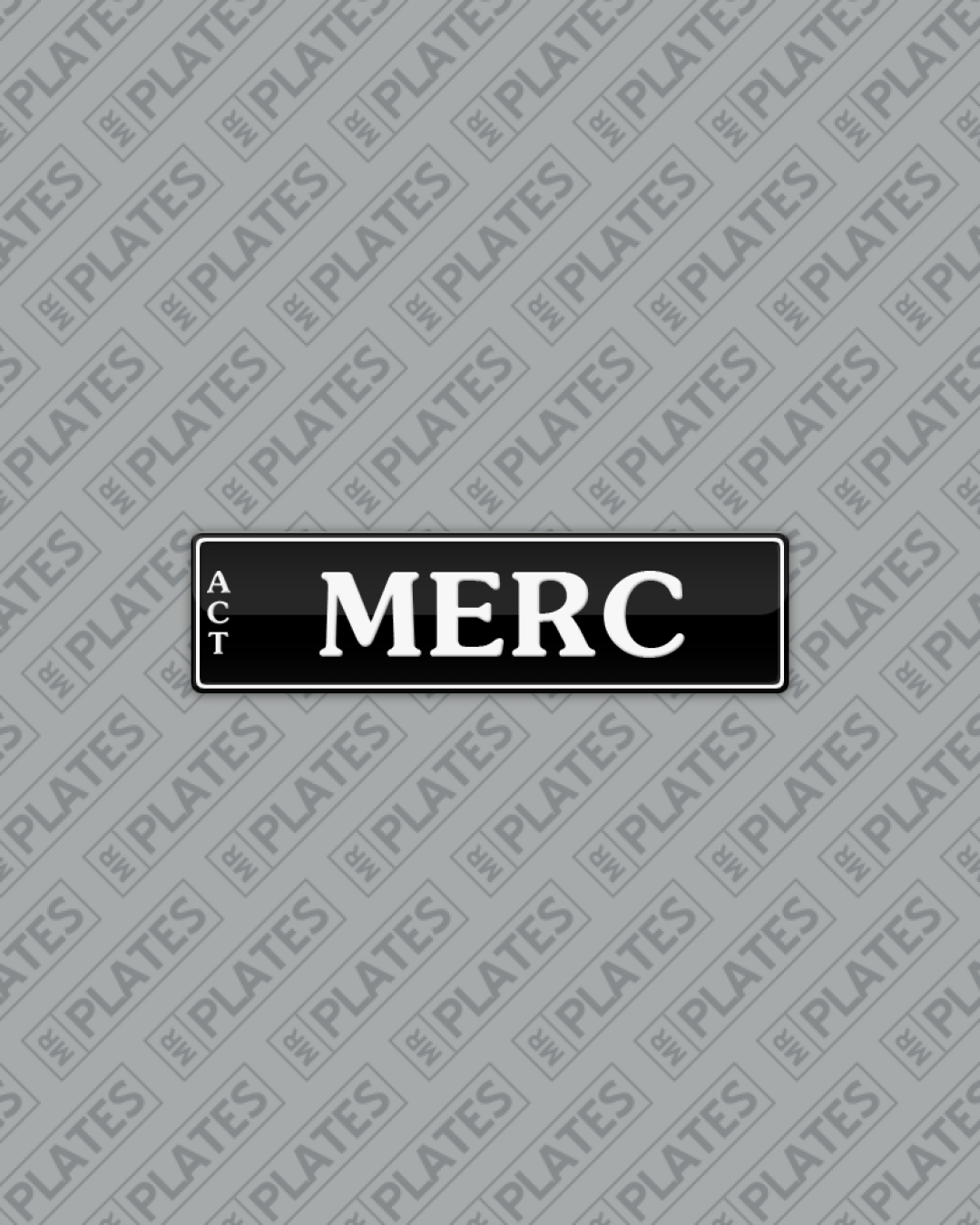 MERC Number Plates For Sale, ACT - MrPlates