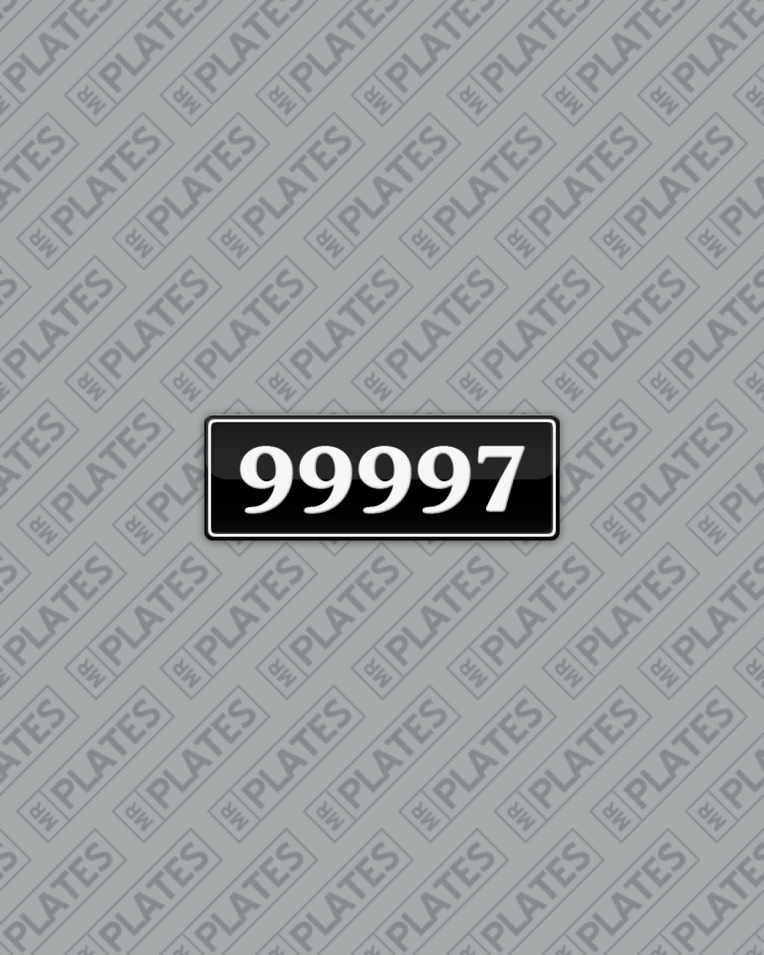 99997 Number Plates For Sale, ACT - MrPlates