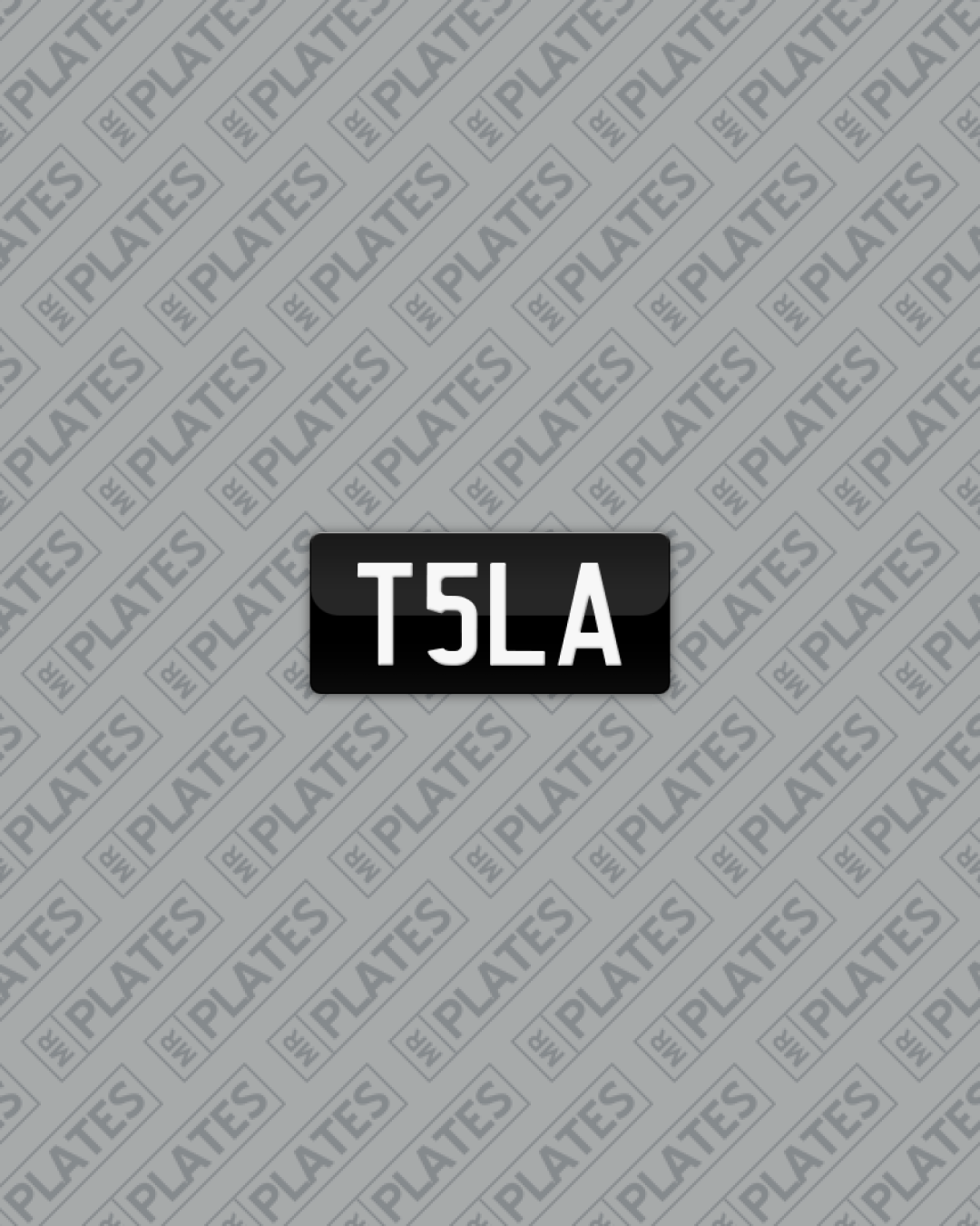 T5LA (TESLA) Number Plates For Sale, QLD - MrPlates