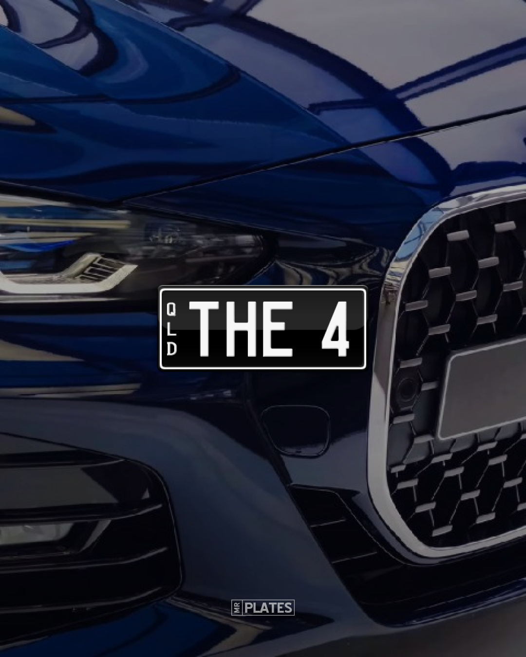 THE 4 (The New BMW 4 Series) Number Plates For Sale, QLD - MrPlates