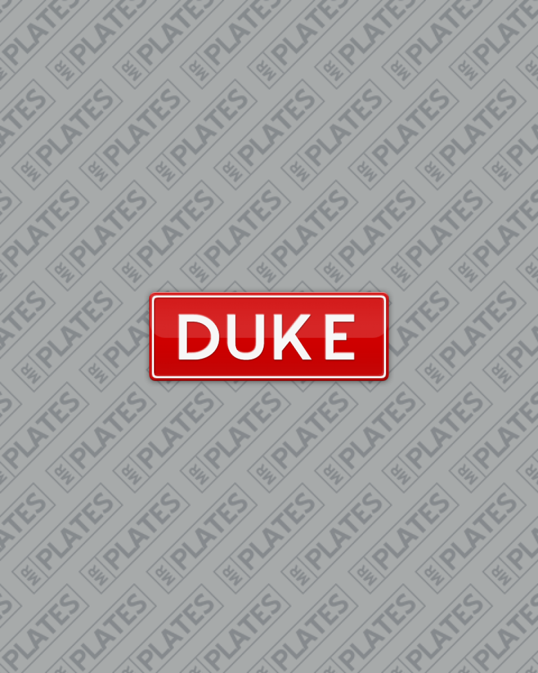 DUKE Number Plates For Sale, NSW - MrPlates
