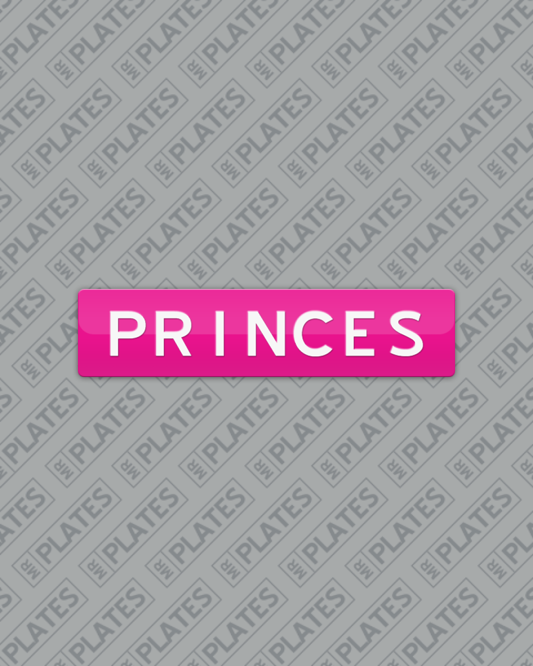 PRINCES (Princes Or Princess) Number Plates For Sale, QLD - MrPlates