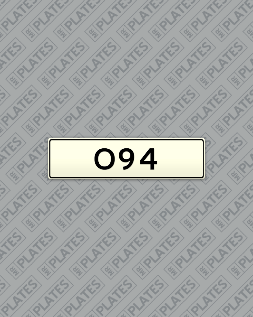 O94 (094) Number Plates For Sale, NSW - MrPlates